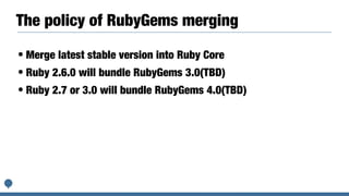 RubyGems 3 & 4 | PDF