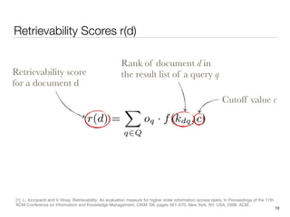 Impact of Crowdsourcing OCR Improvements on Retrievability Bias | PPT