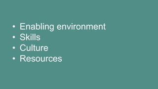 Monitoring, Evaluation, and Learning in adaptive programmes | PPT