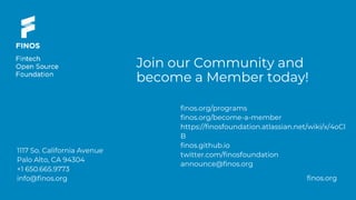 201808 - An introduction to FINOS, the Fintech Open Source Foundation | PPTX