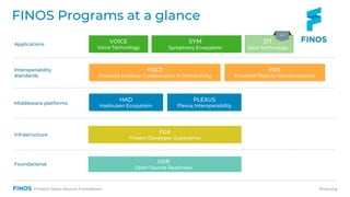 201807 - Introduction, business value and how to get engaged in FINOS Programs | PPTX | Computer ...