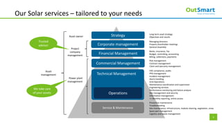 Solar power plant management by OutSmart | PDF