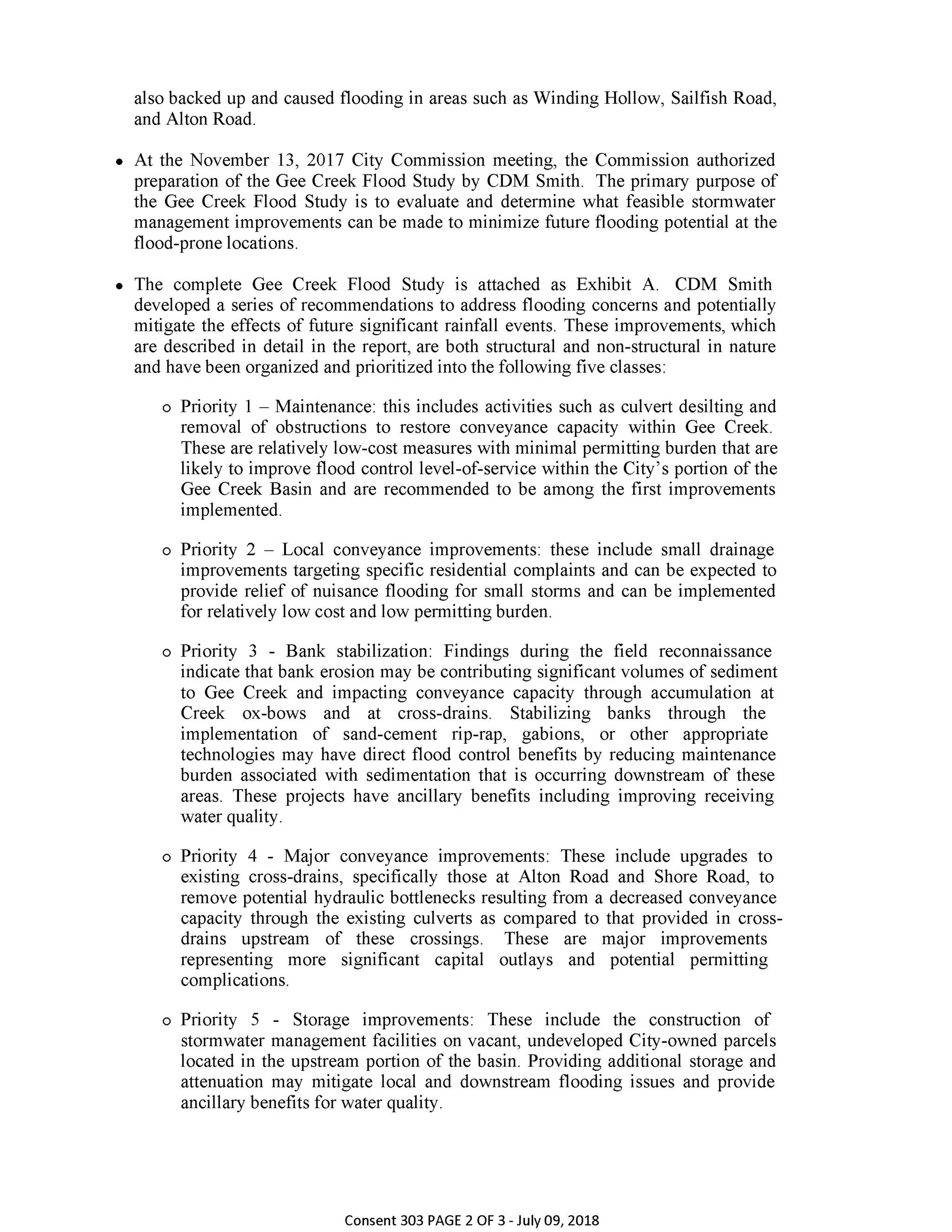 Consent 303 Gee Creek Flood Study 2018 | PDF