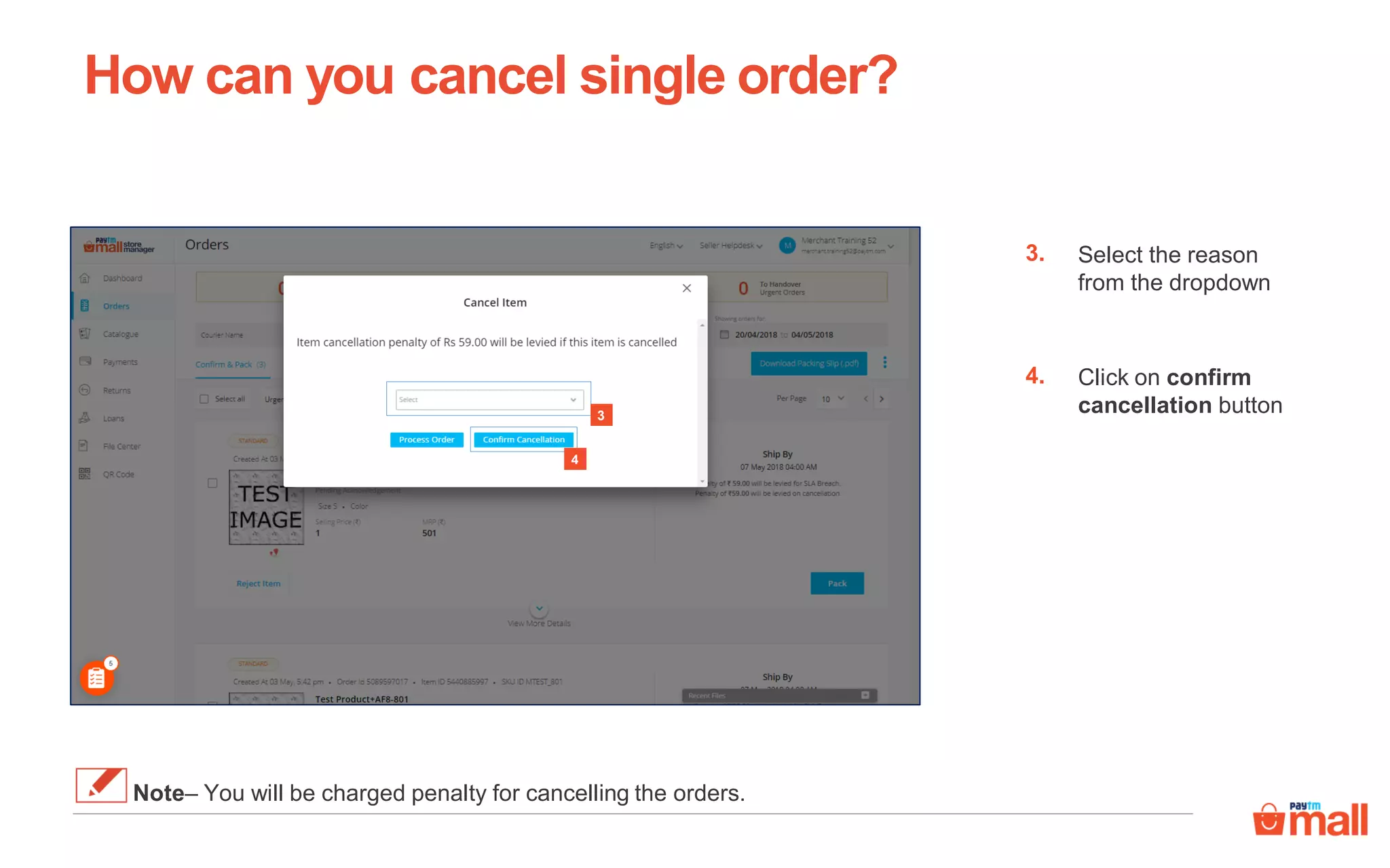 Cancellation of orders | PDF