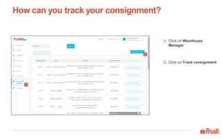 FC- creation and tracking of consignment | PPT