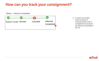 FC- creation and tracking of consignment | PPT