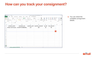 FC- creation and tracking of consignment | PPT