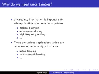 Uncertainty in deep learning | PPT