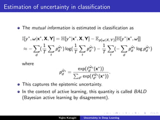 Uncertainty in deep learning | PPT
