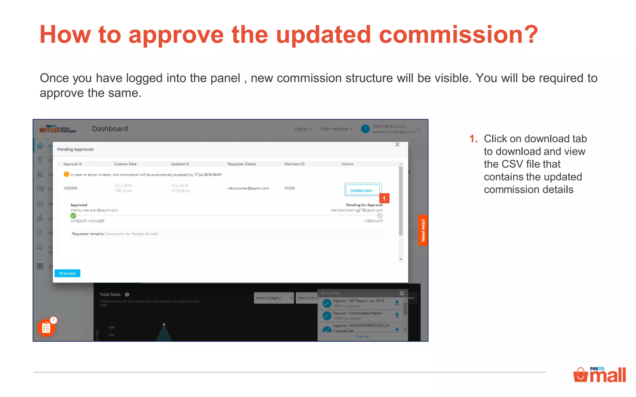 Payments- commission approval and update | PPT | Free Download