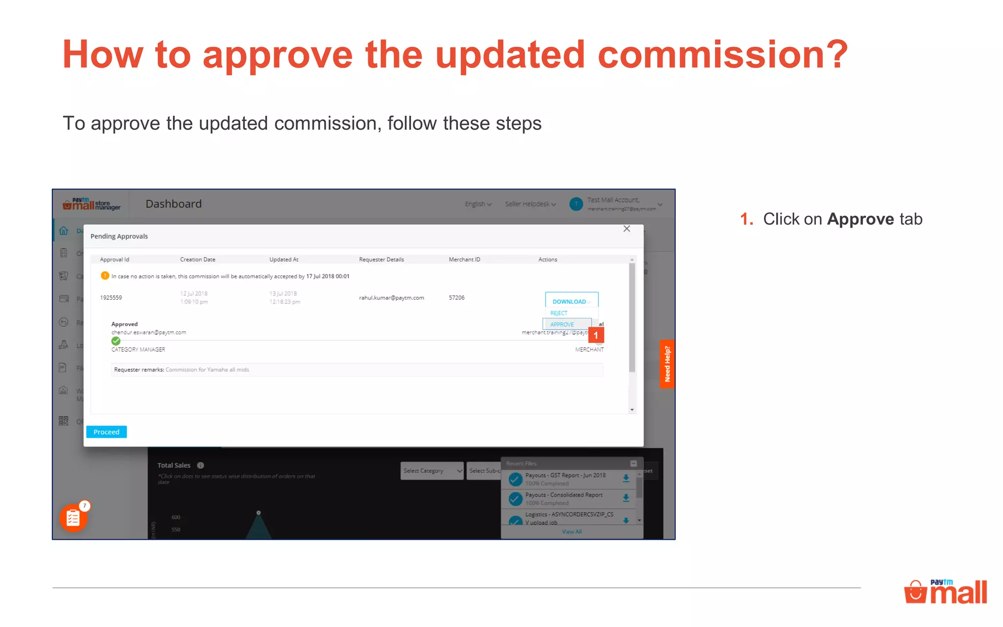 Payments- commission approval and update | PPT | Free Download