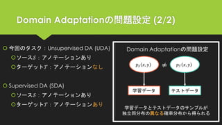 Learning Semantic Representations for Unsupervised Domain Adaptation 論文紹介 | PDF | Web ...