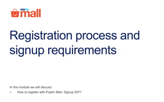 Registration process | PPT | Free Download