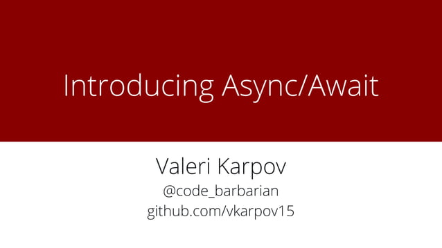 Introducing Async/Await | PDF | Programming Languages | Computing