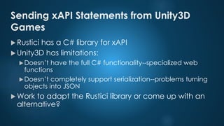 Tracking Player Progress in Serious Games with xAPI - Peter Guenther | PPT
