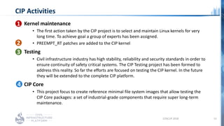 Introduction to Civil Infrastructure Platform | PPT