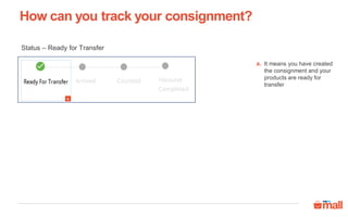 Fulfillment center- Creation and tracking of consignment | PPT