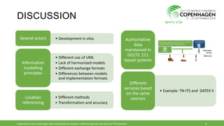 Experiences and challenges with standards for location referencing from ...