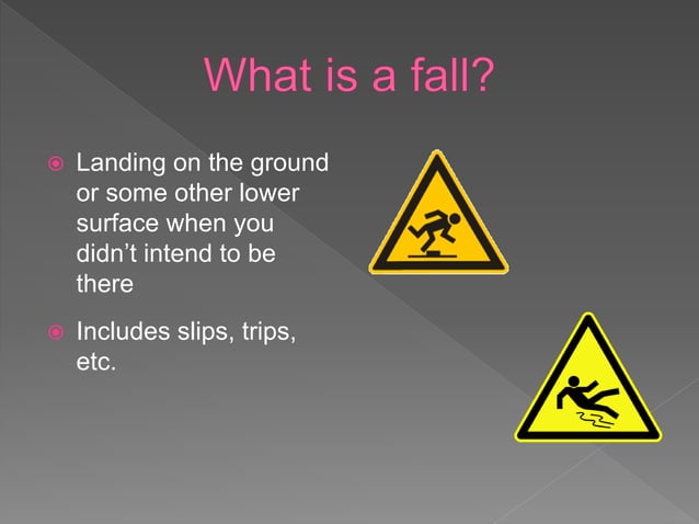 Fall Prevention | PPTX