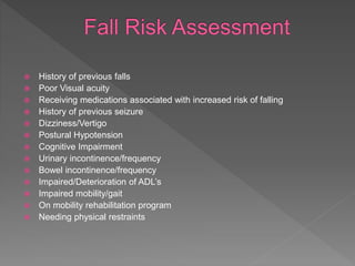 Fall Prevention | PPTX