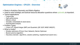 IBM - Decision Optimization | PDF