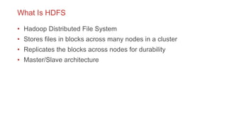 Introduction to HDFS and MapReduce | PPT