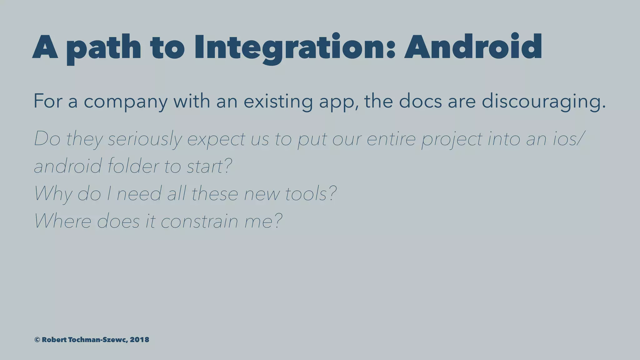 Integrating React Native into existing Applications | PPT Integrating React Native into existing Applications | PPT