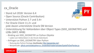 20180921_DOAG_BigDataDays_OracleSpatialandPython_kpatenge | PDF