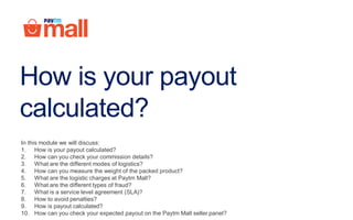 Payout calculation | PPT