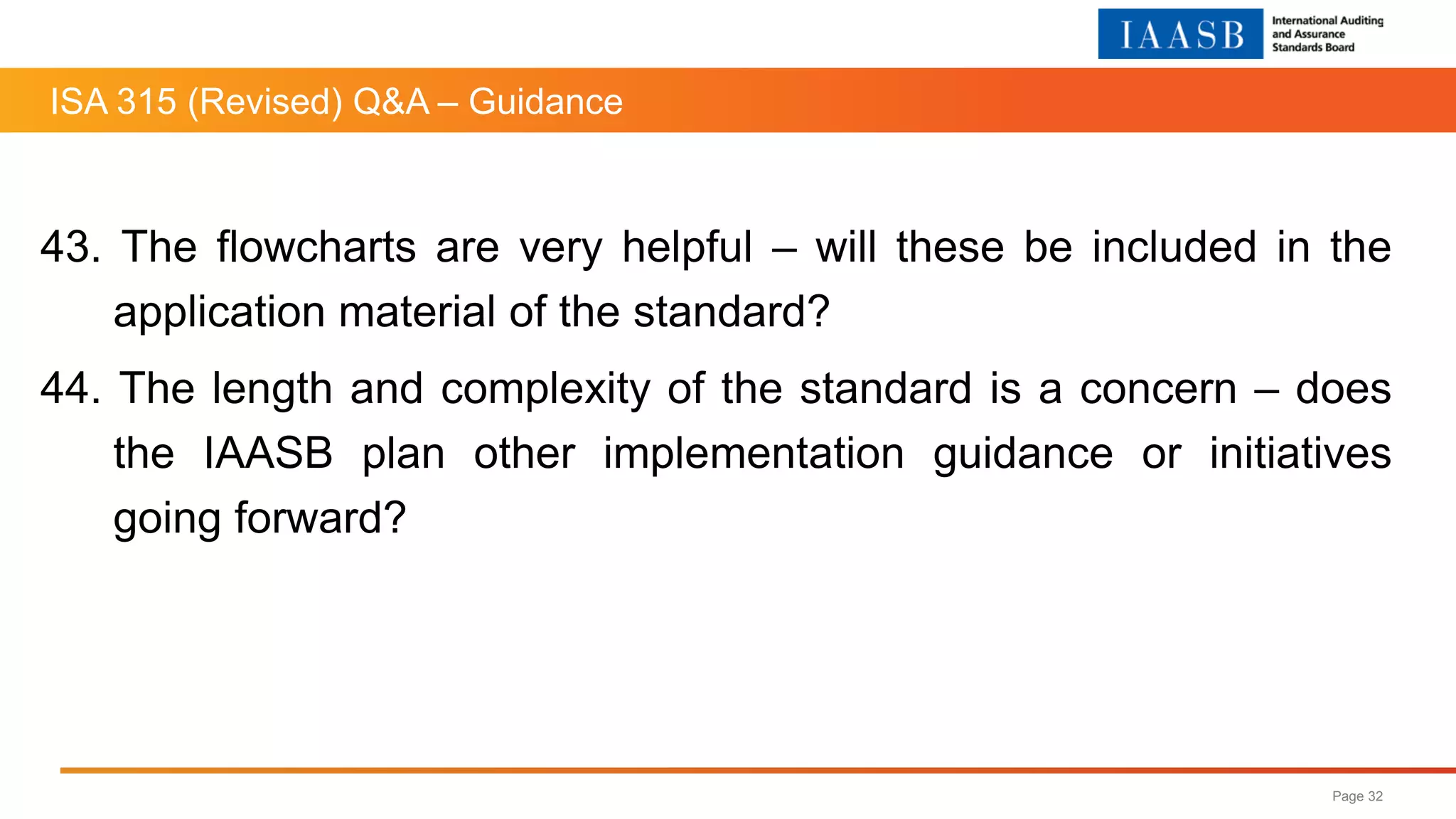 ISA 315 (Revised) - Exposure Draft Webinar, October 3rd, 2018 | PDF