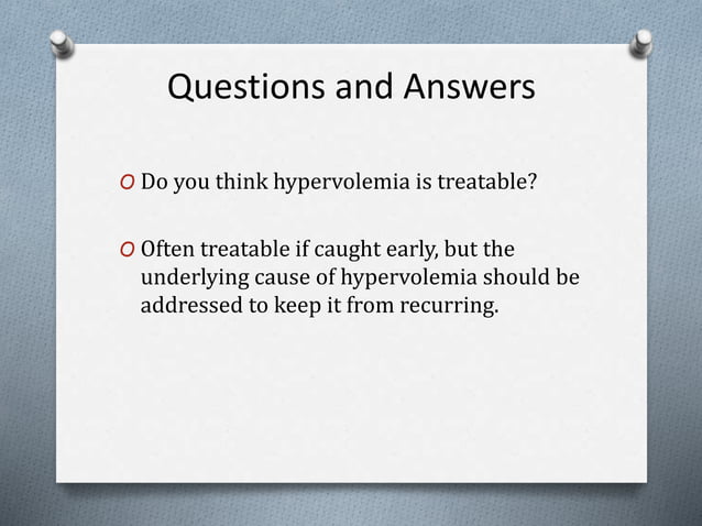 Hypervolemia (Fluid overload) | PPTX | Blood Disorders | Diseases and ...