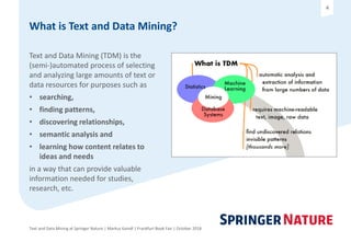 Text and Data Mining at Springer Nature | PDF