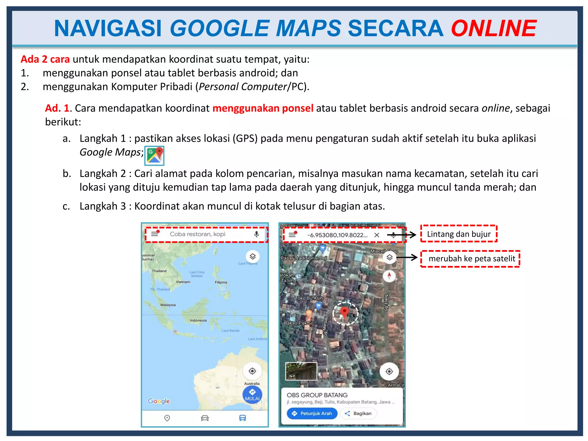 surat edaran tentang cara memperbaharui titik koordinat satuan pendidikan | PDF