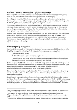 Helhedsorienteret hjemmepleje og hjemmesygepleje i Ikast-Brande Kommune | PDF