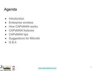 Build enterprise wireless with CAPsMAN | PPT