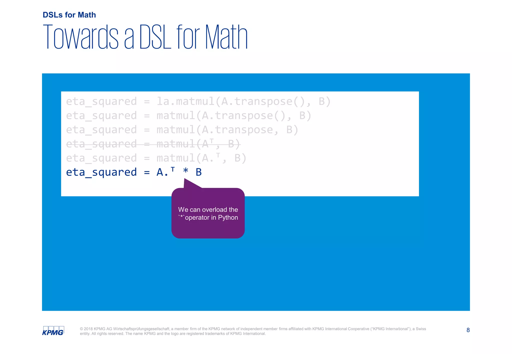DSLs and Language Design in Machine Learning | PPT