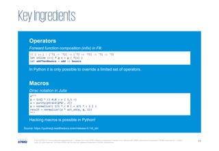 DSLs and Language Design in Machine Learning | PPT