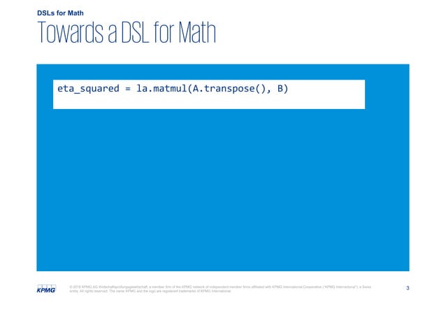 DSLs and Language Design in Machine Learning | PPT