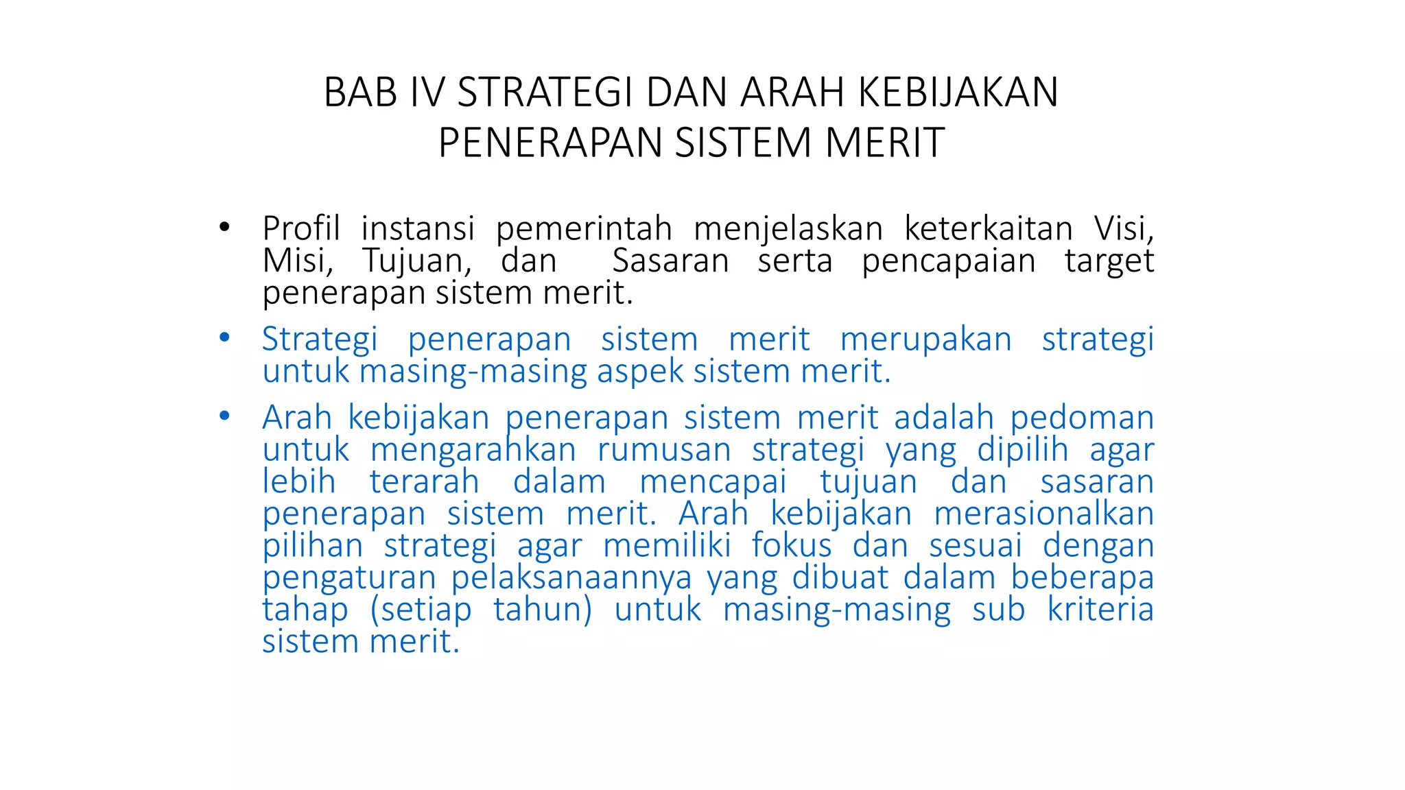 Pengukuran Indeks Penerapan Sistem Merit | PDF
