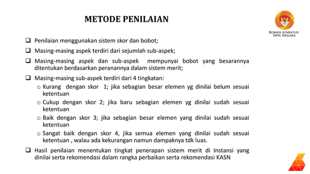 Pengukuran Indeks Penerapan Sistem Merit | PDF