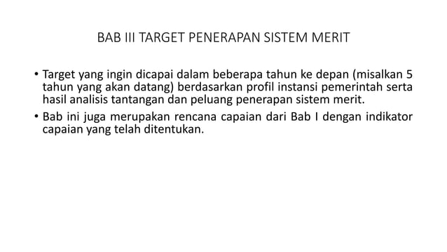 Pengukuran Indeks Penerapan Sistem Merit | PDF