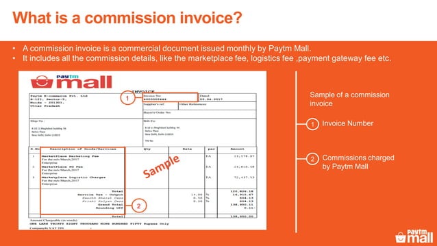 Payments commission invoice | PPT