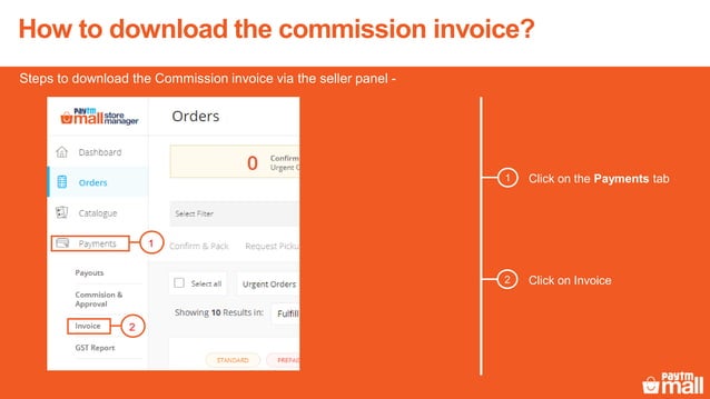 Payments commission invoice | PPT