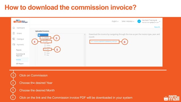 Payments commission invoice | PPT