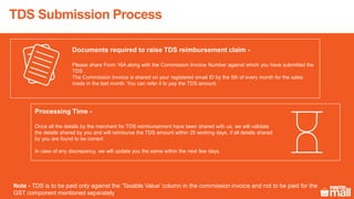TDS reimbursement process | PPT