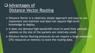 Distance Vector Routing | PPTX