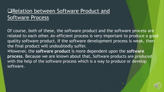 Software Product and Software Process | PPTX