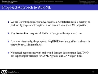 Automated Machine Learning via Sequential Uniform Designs | PDF | Programming Languages | Computing