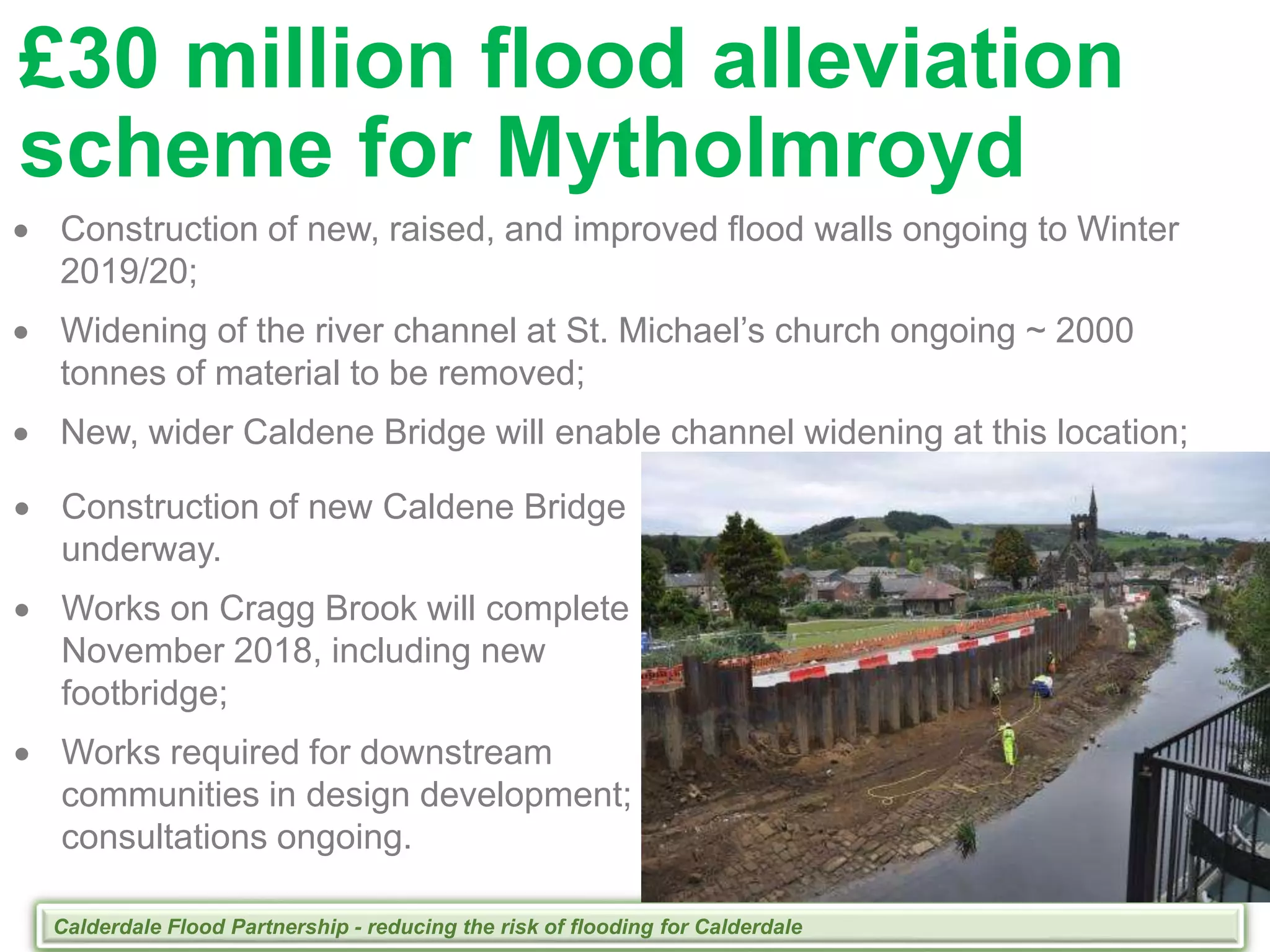 Calderdale Flood Action Plan Overview - October 2018 | PPTX