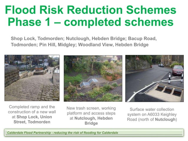 Calderdale Flood Action Plan Overview - October 2018 | PPT
